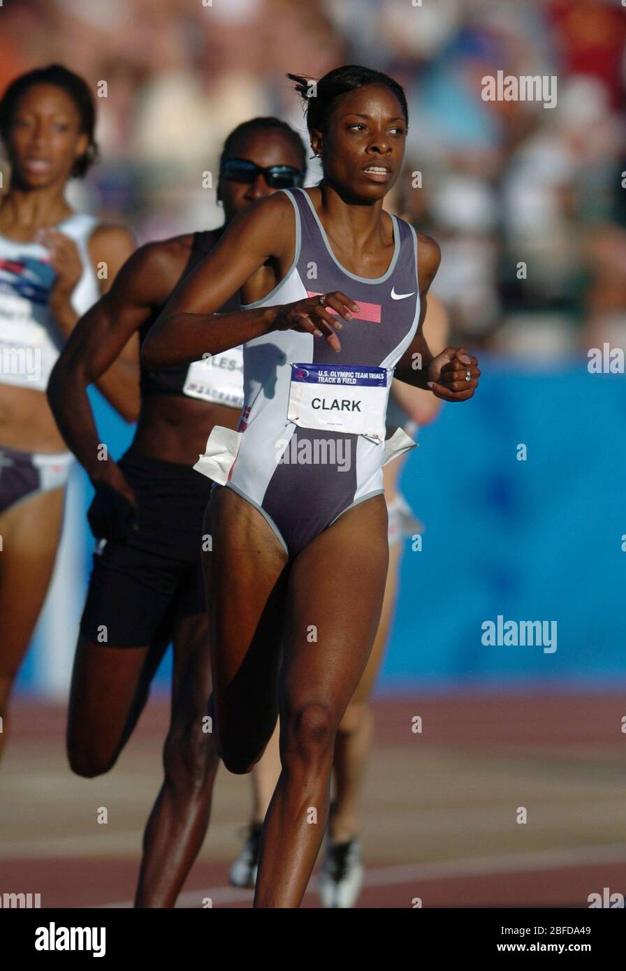 Sacramento, United States. 10th July, 2004. Hazel Clark leads sister-in ...