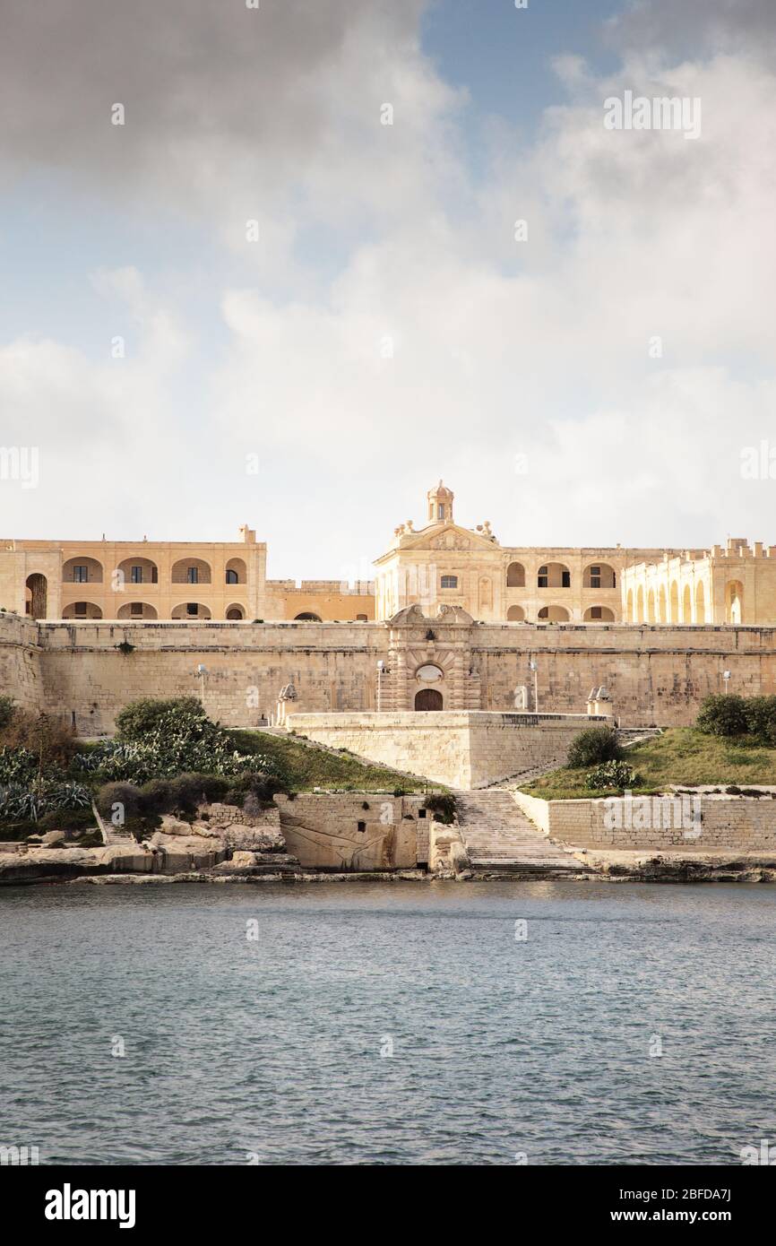 sea view of Fort Manoel on Manoel Island in Malta Stock Photo - Alamy