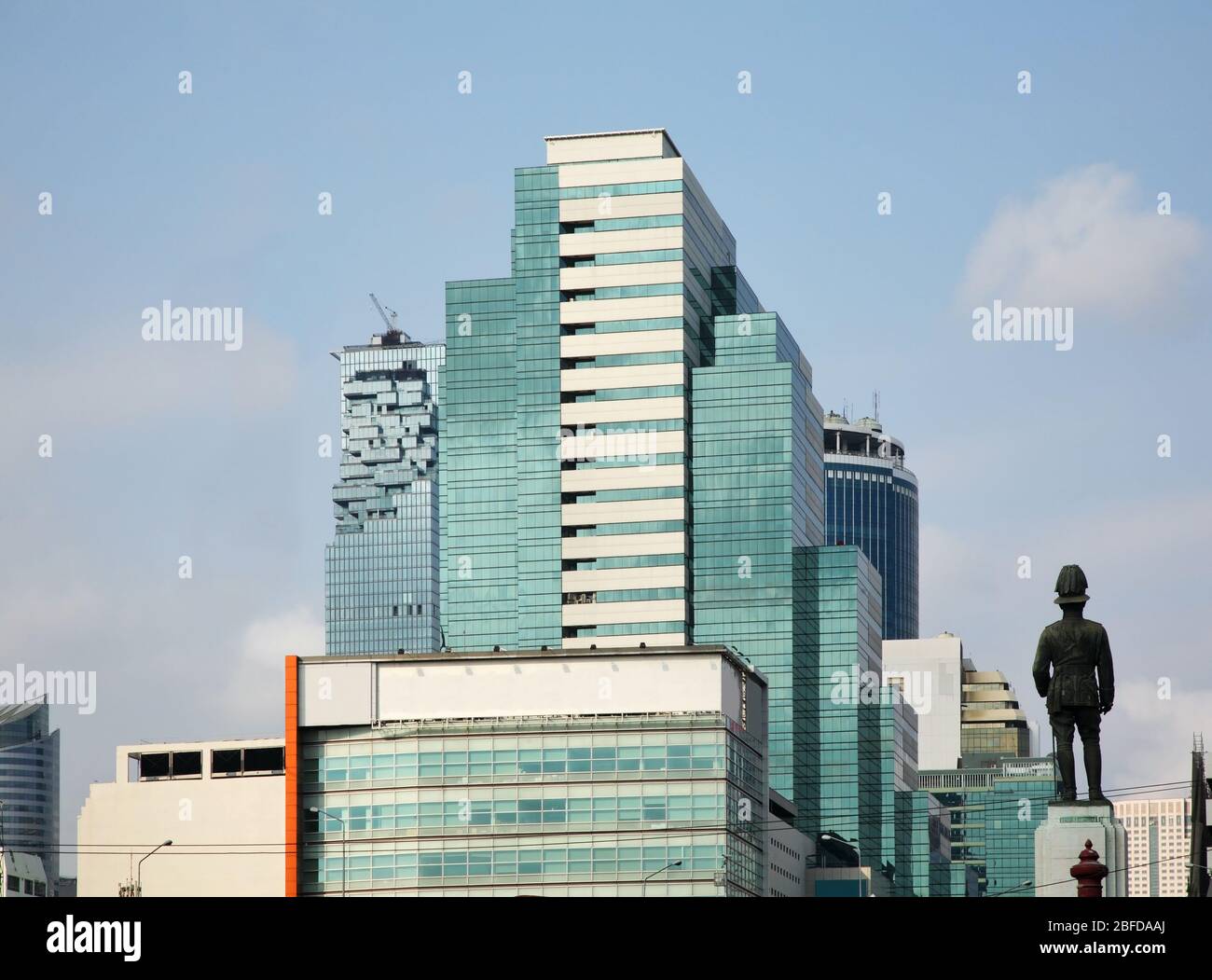 Bang Rak district in Bangkok. Kingdom of Thailand Stock Photo - Alamy