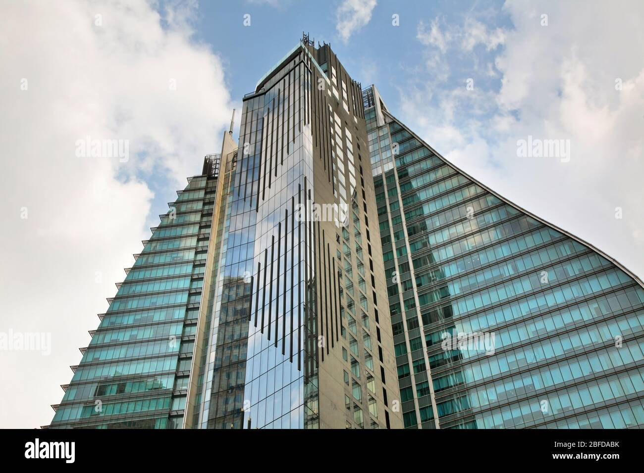 Interchange Tower at Watthana District of Bangkok. Kingdom of Thailand ...