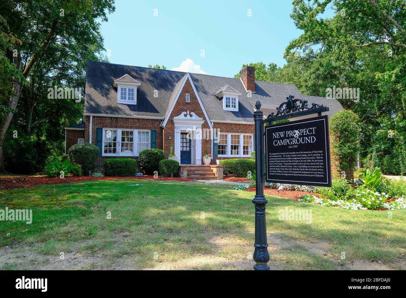 New Prospect Campground Stock Photo - Alamy