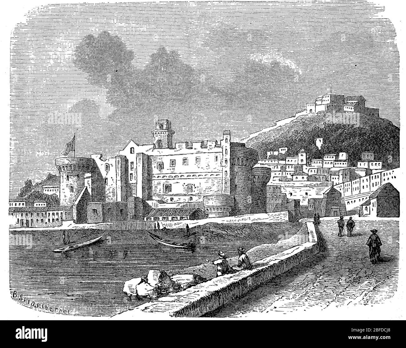 Port of naples 19th century hi-res stock photography and images - Alamy