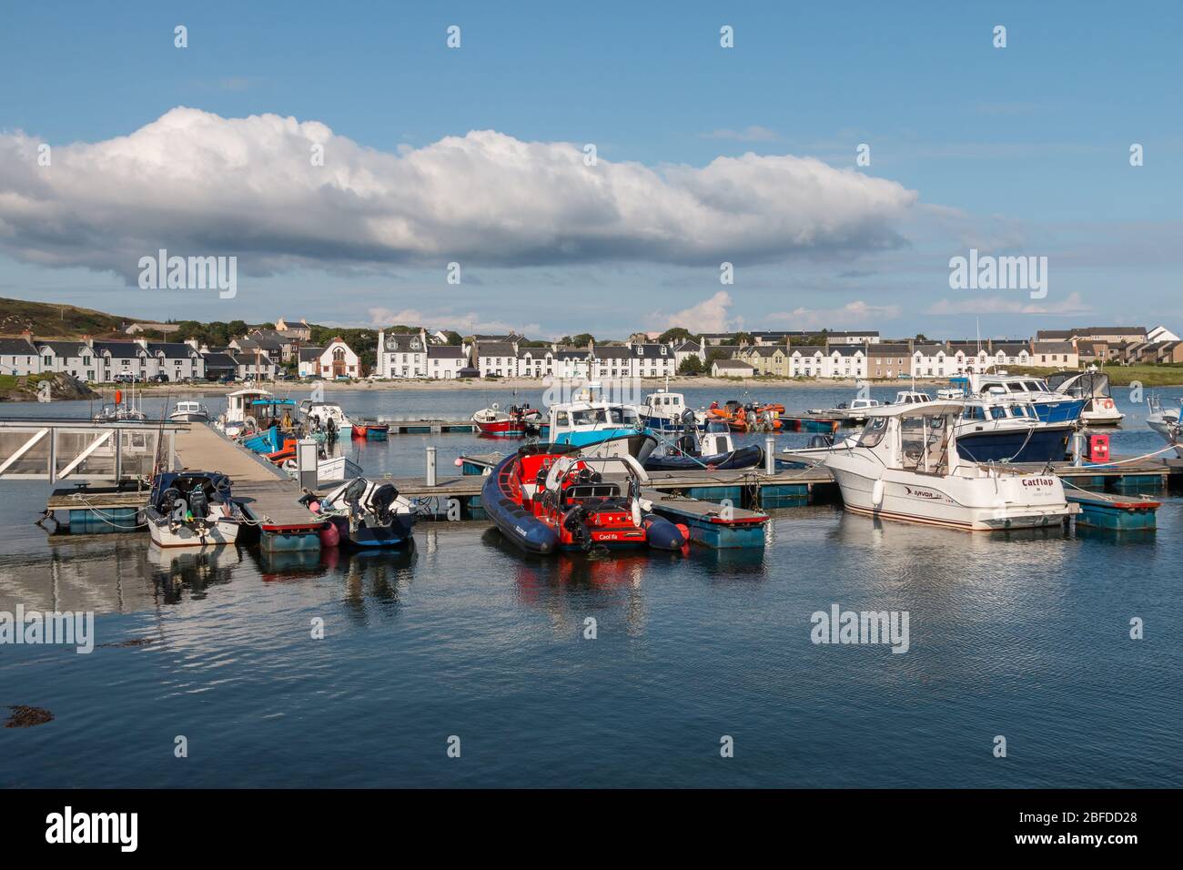 Port Ellen, a picturesque little village on the south coast of the Isle ...