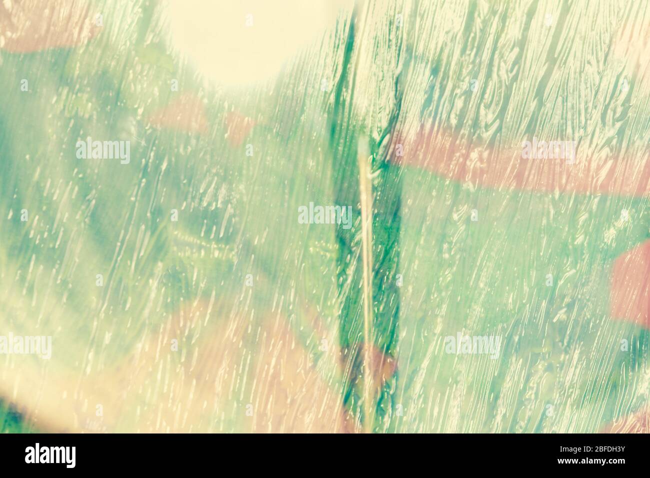 A close up of door or window glass embossed with patterns Stock Photo ...