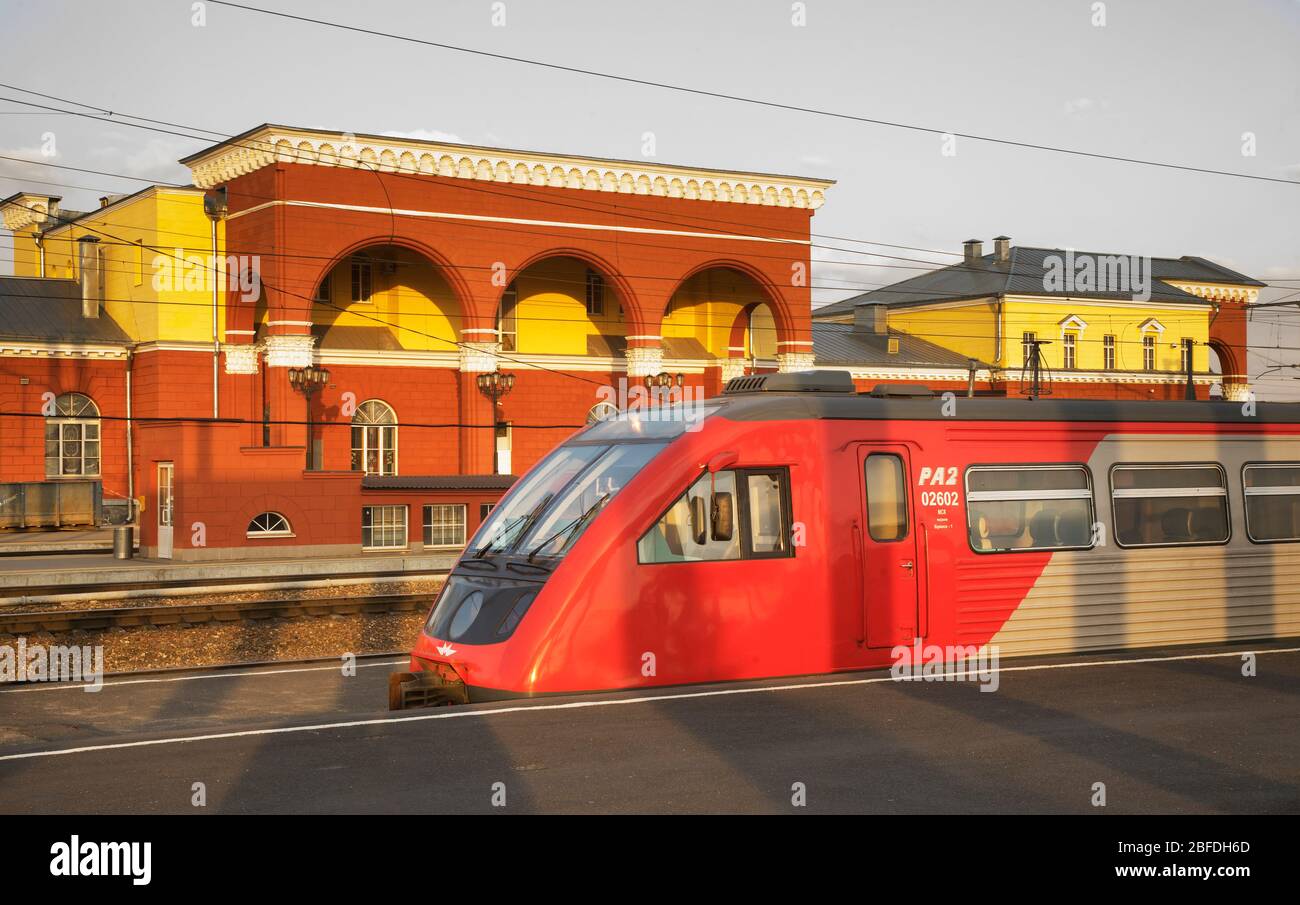 Railway station in Oryol (Orel). Russia Stock Photo - Alamy