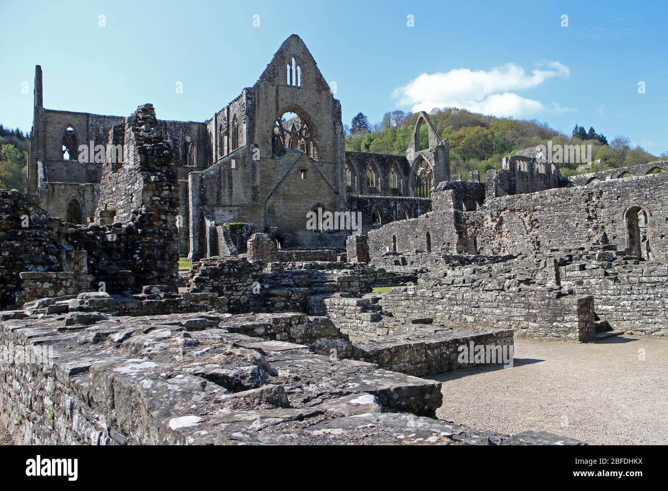 Tintern Abbey, Monmouthshire, Wales Stock Photo - Alamy