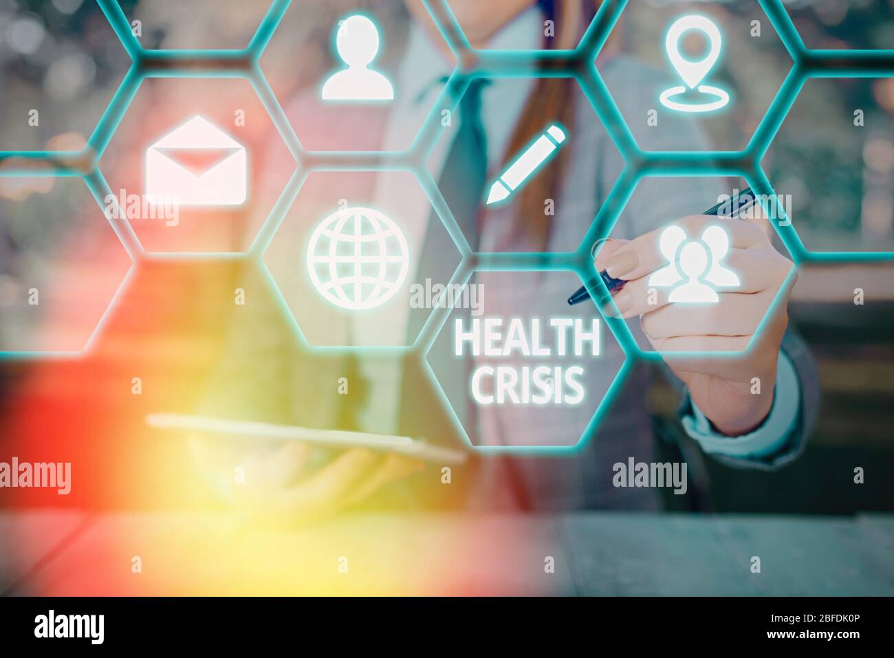 Conceptual hand writing showing Health Crisis. Concept meaning fitness ...