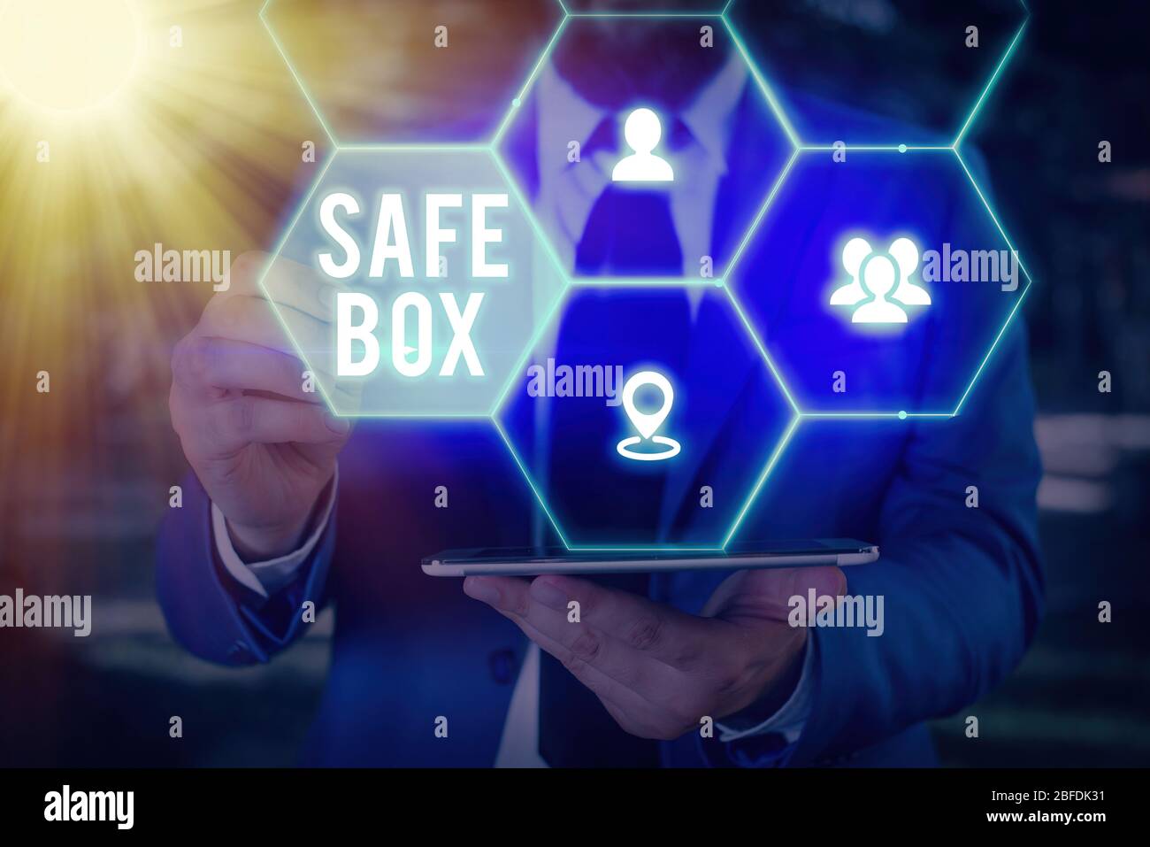 Word writing text Safe Box. Business photo showcasing A small structure ...