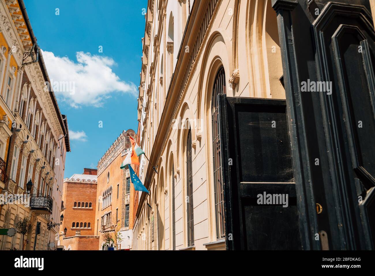 Pest district Kazinczy street in Budapest, Hungary Stock Photo - Alamy