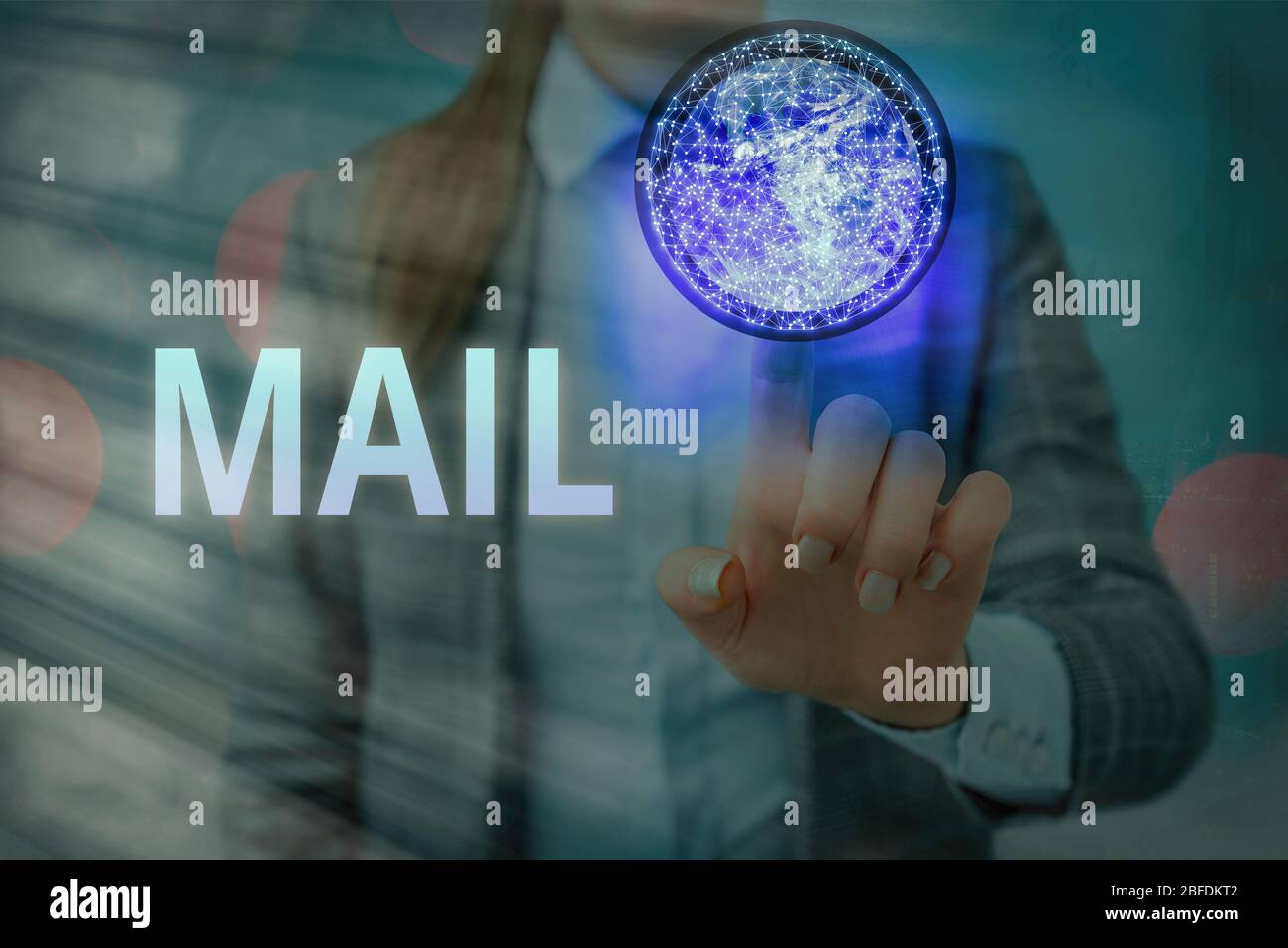 Writing note showing Mail. Business concept for letters or parcel sent ...