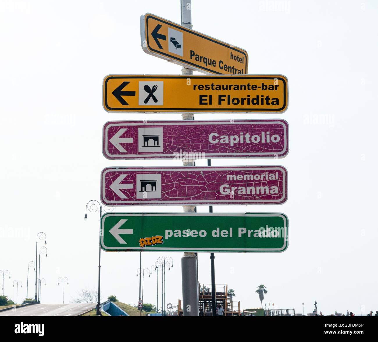 Traffic signs in cuba hi-res stock photography and images - Alamy