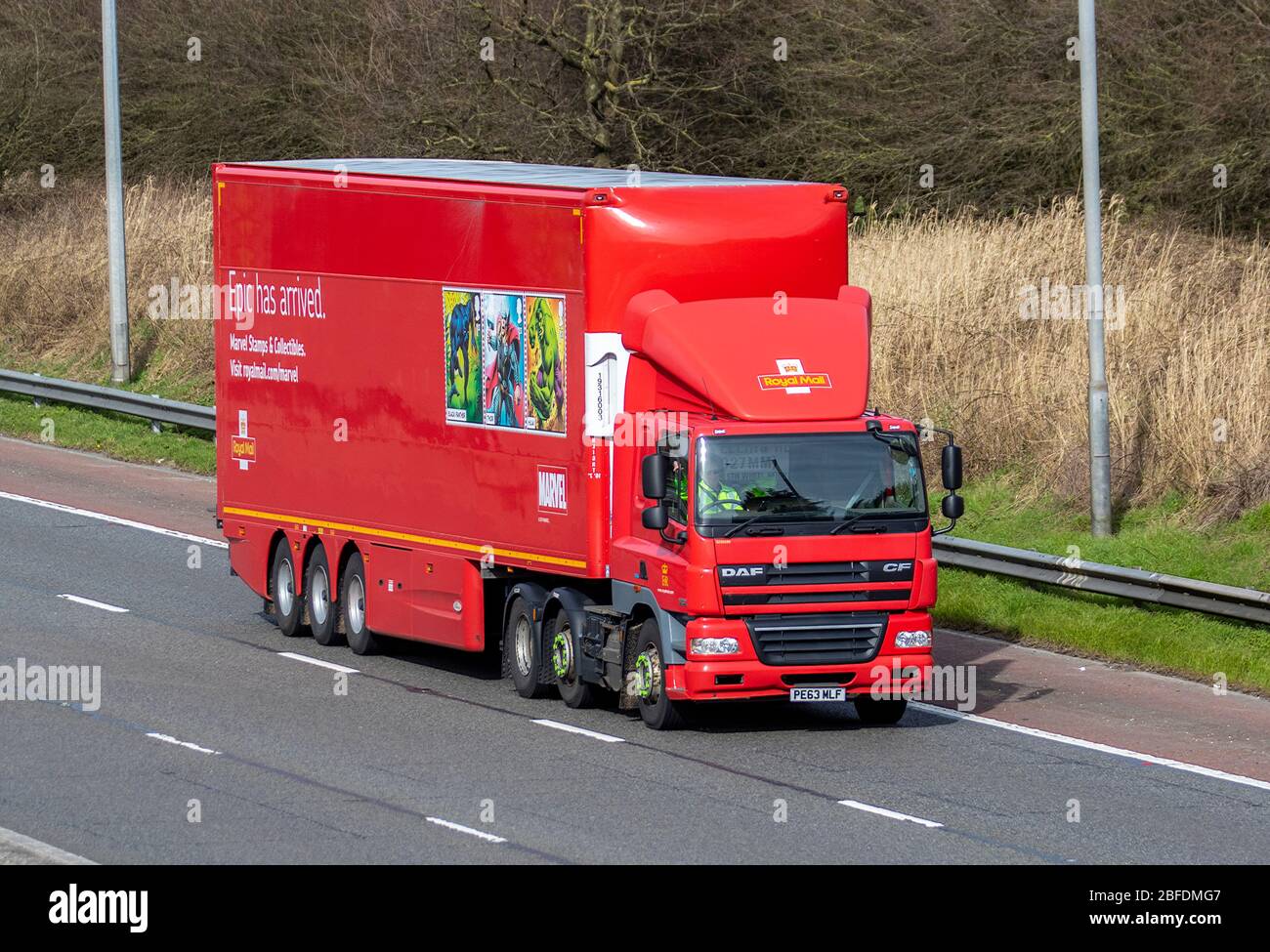 Transportation logistics royal mail hgv hi-res stock photography and ...