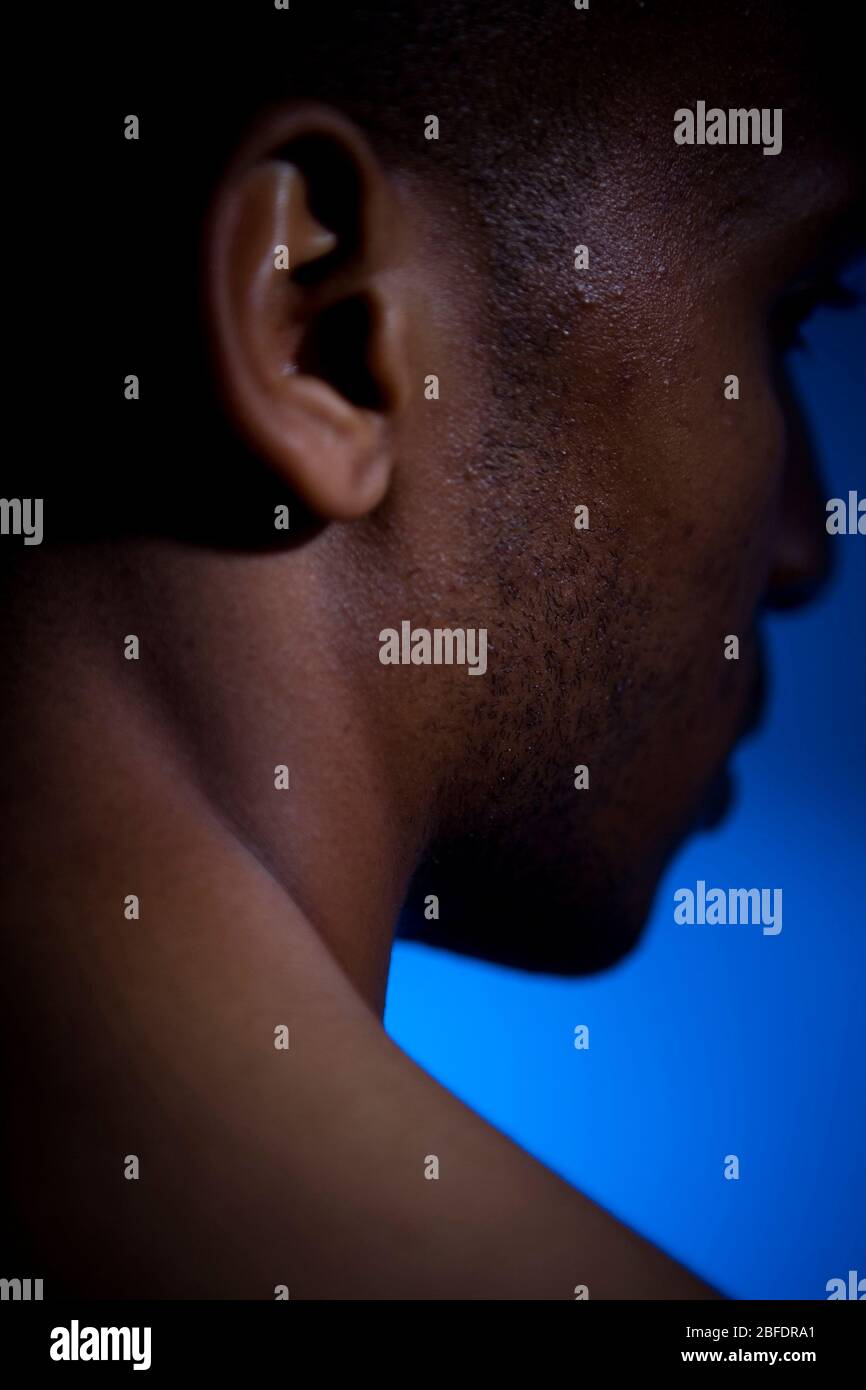 Male anatomy head neck side hi-res stock photography and images - Alamy