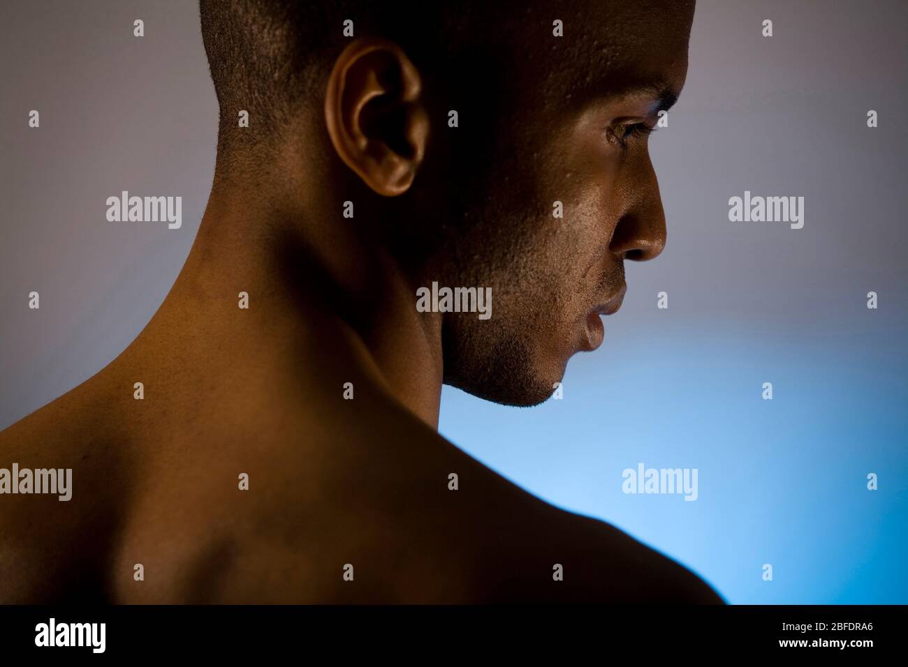 Male anatomy head neck side hi-res stock photography and images - Alamy