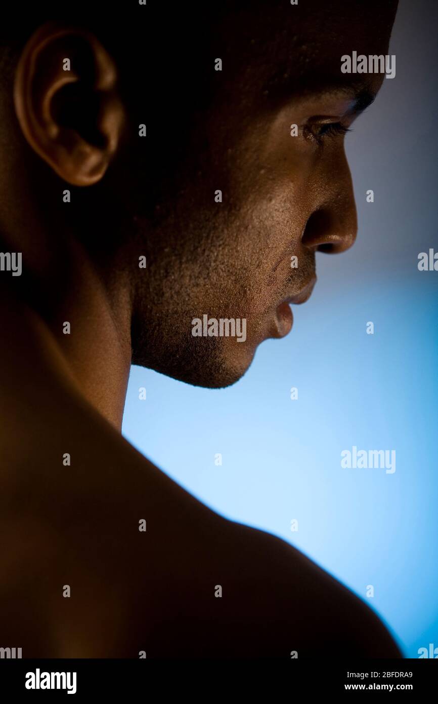Male anatomy head neck side hi-res stock photography and images - Alamy