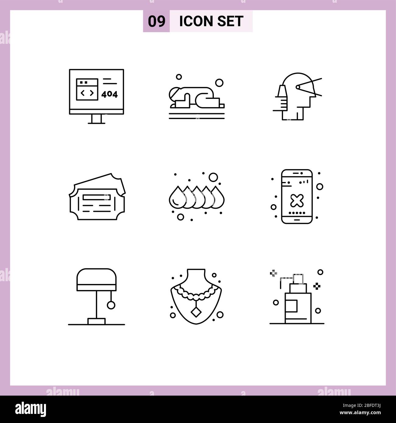 9 Universal Outline Signs Symbols of station, train, prayer, provider ...