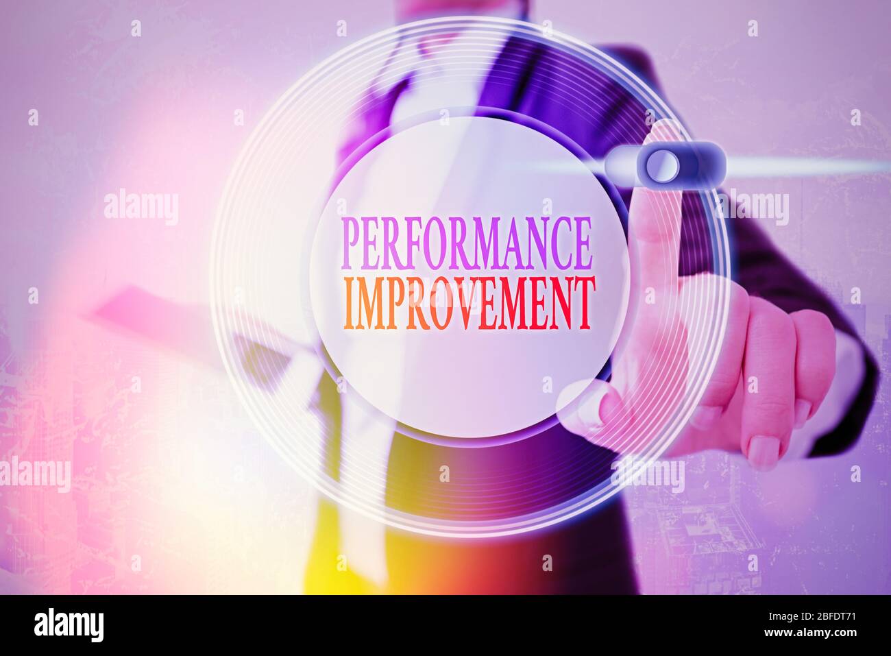 Conceptual hand writing showing Performance Improvement. Concept ...