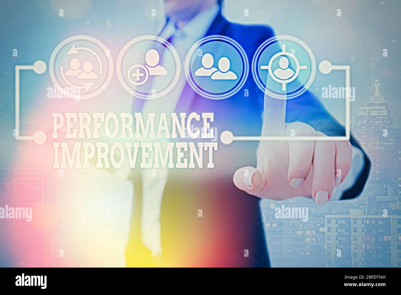 Conceptual hand writing showing Performance Improvement. Concept ...