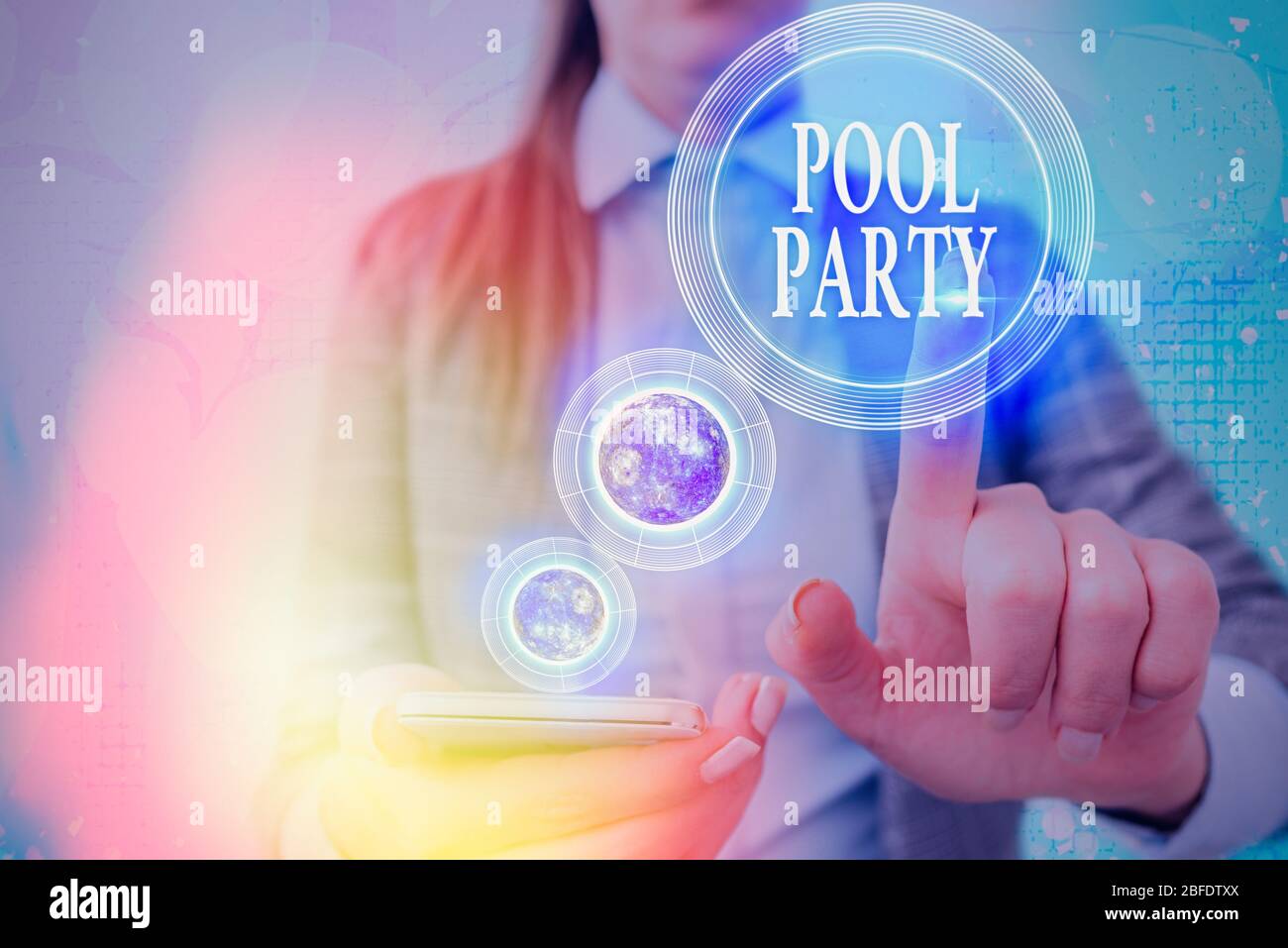 Handwriting text writing Pool Party. Conceptual photo celebration that ...