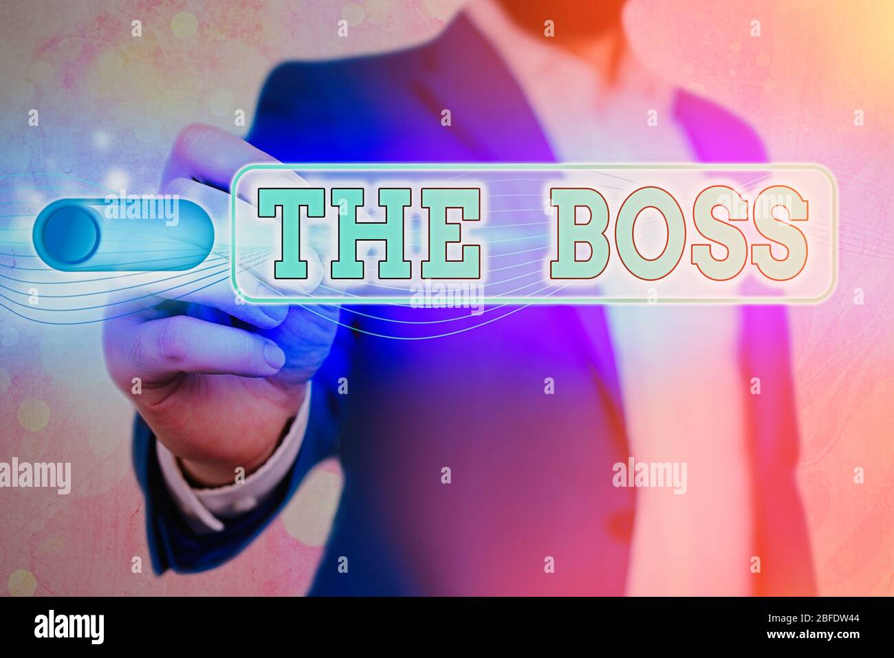 Word writing text The Boss. Business photo showcasing a demonstrating ...