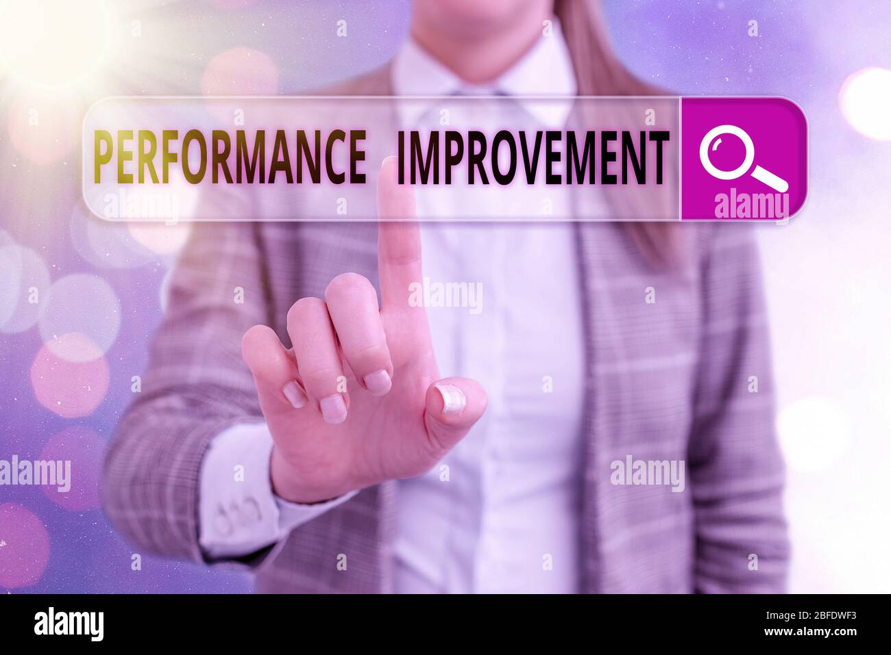 Handwriting text writing Performance Improvement. Conceptual photo ...