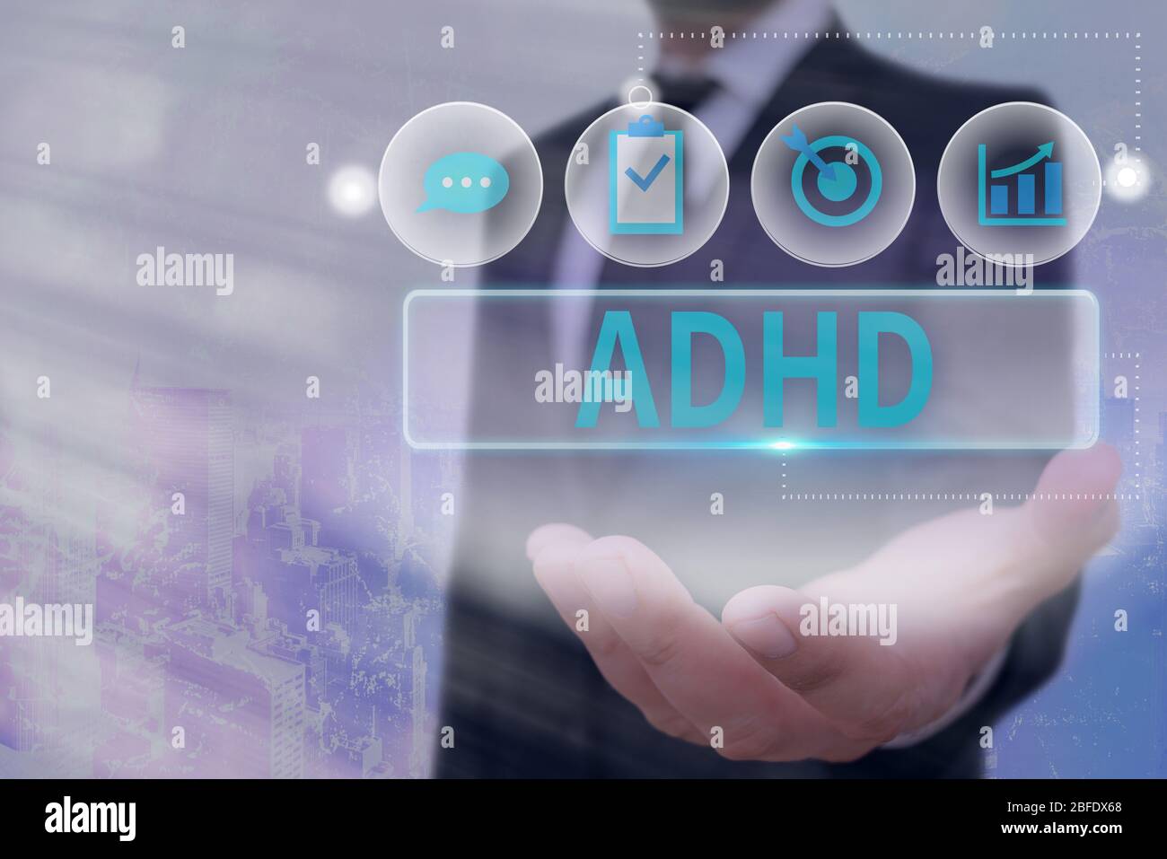 Word writing text Adhd. Business photo showcasing Mental health ...