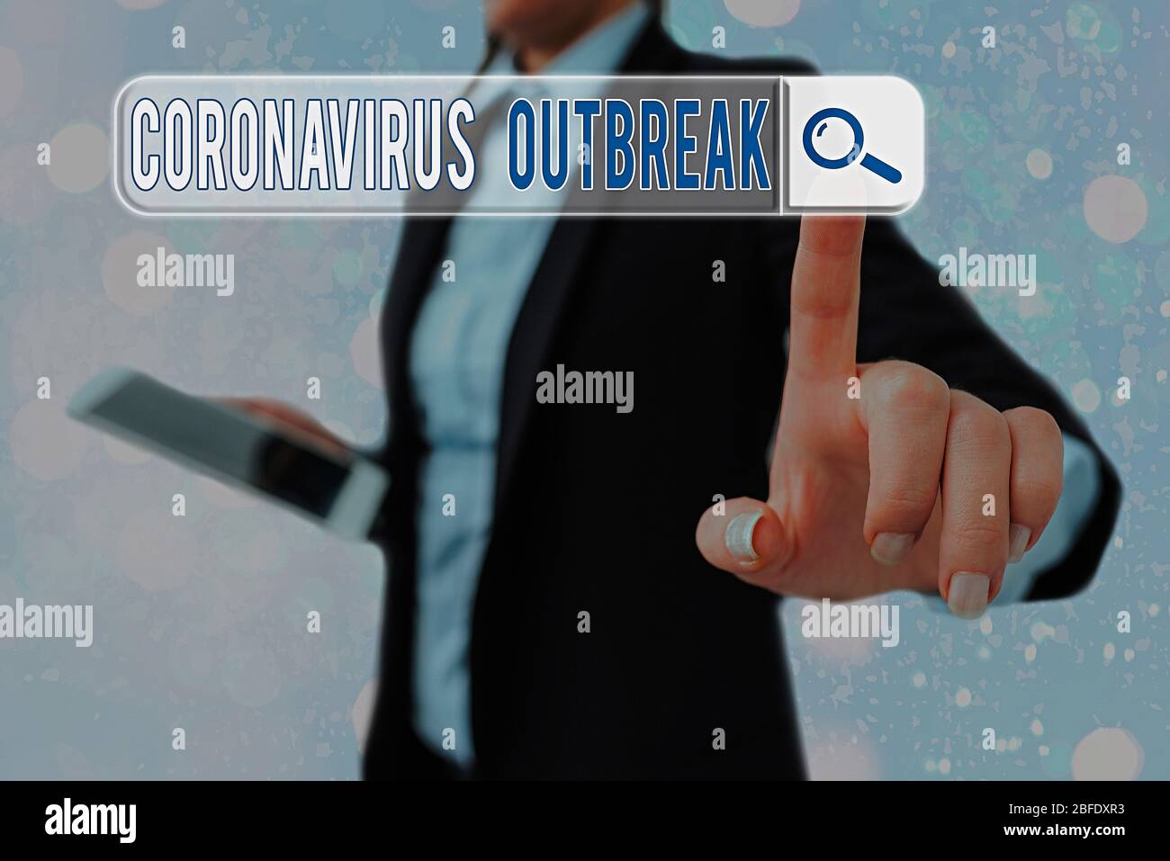 Conceptual hand writing showing Coronavirus Outbreak. Concept meaning ...