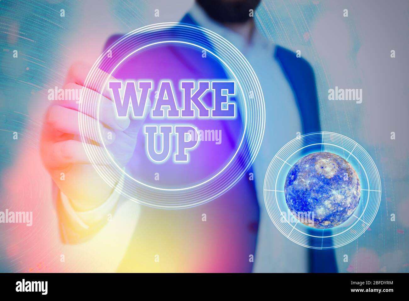 Handwriting text Wake Up. Conceptual photo an instance of a ...