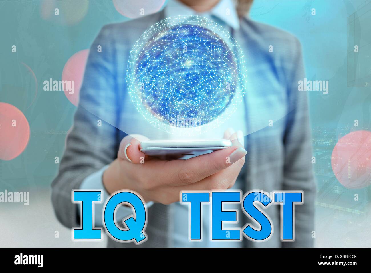 Conceptual hand writing showing Iq Test. Concept meaning attempt to ...