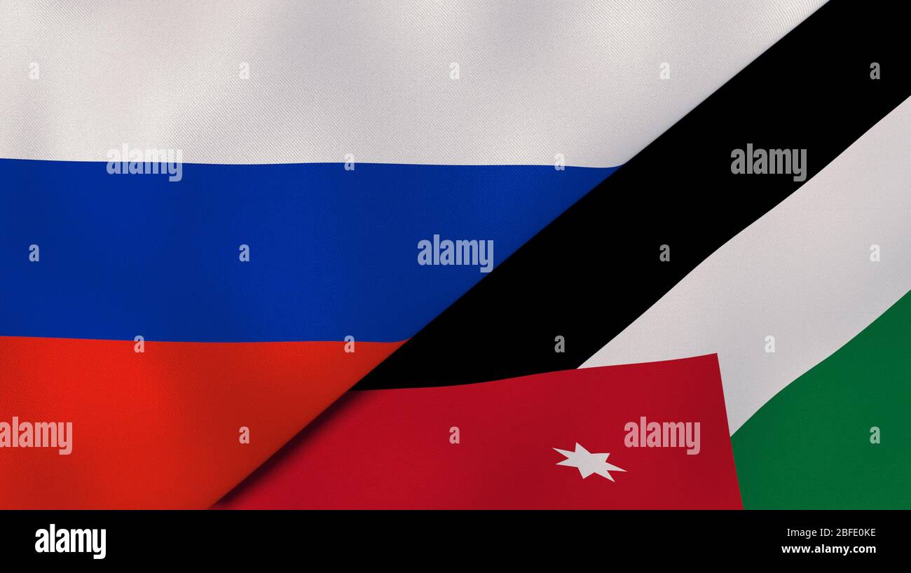 Jordan russia flag hi-res stock photography and images - Alamy