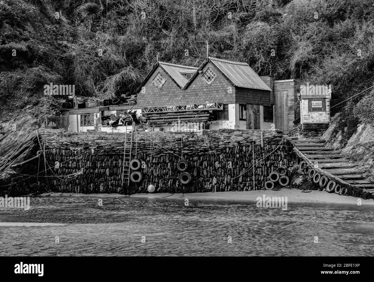 Fern Pit Cafe, Crantock Stock Photo - Alamy