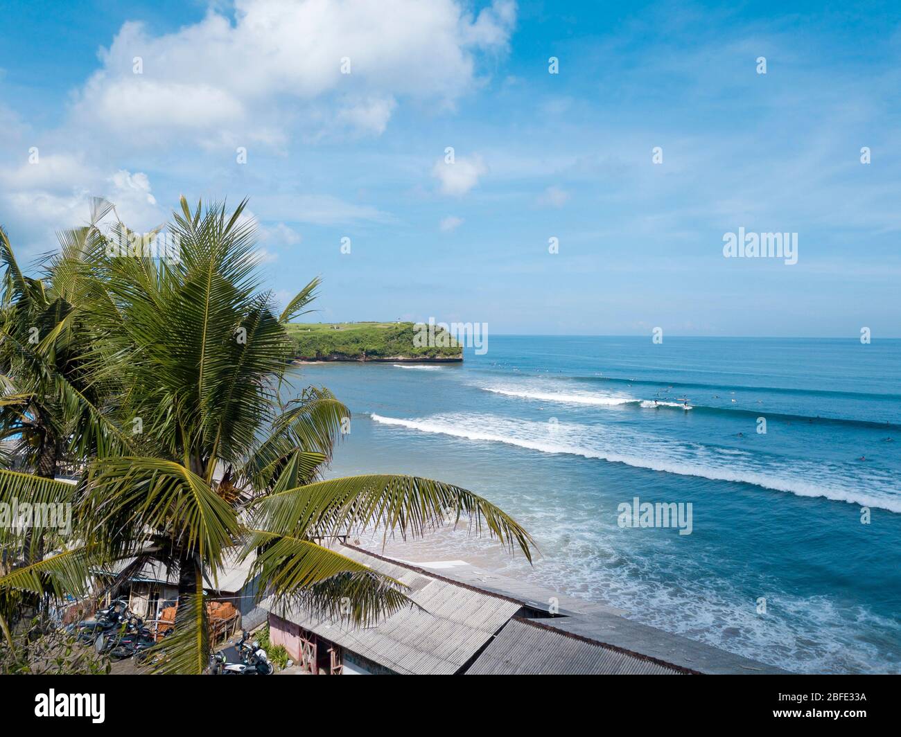 Aerial view of Balangan beach, Bali, Indonesia Stock Photo - Alamy