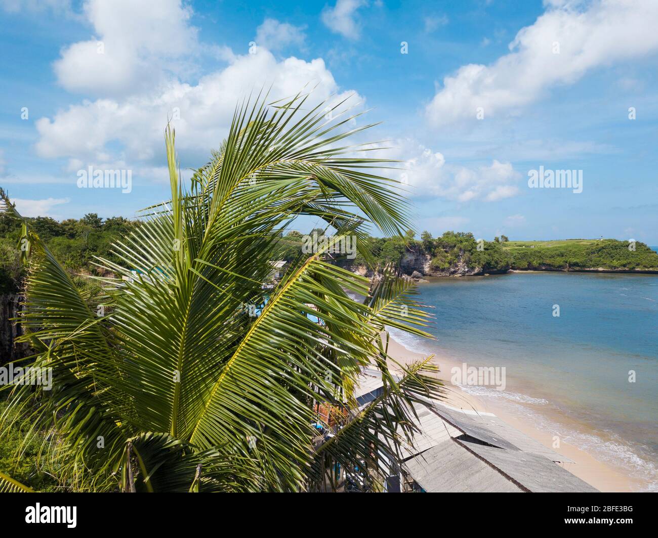 Aerial view of Balangan beach, Bali, Indonesia Stock Photo - Alamy