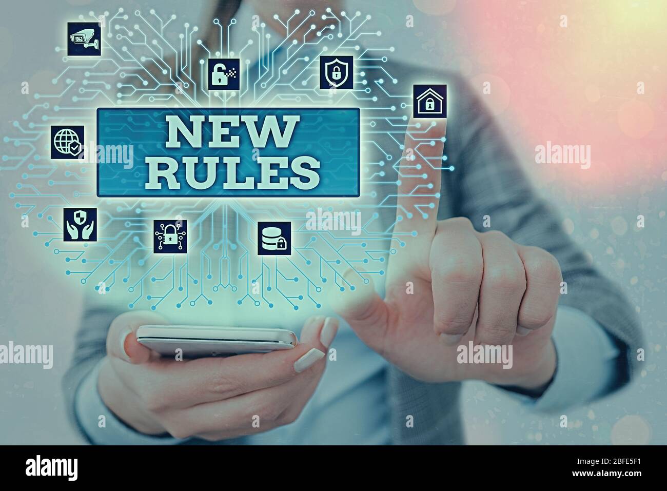 Handwriting text writing New Rules. Conceptual photo recently one of a ...