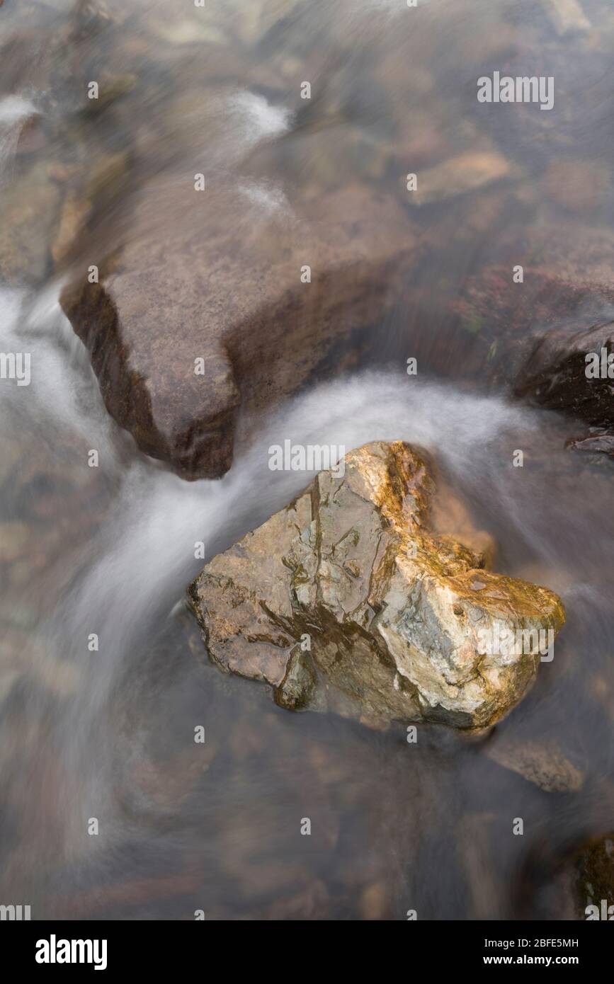Lightspout Waterfall in Cardingmill Valley, Long Mynd, Shropshire, UK ...