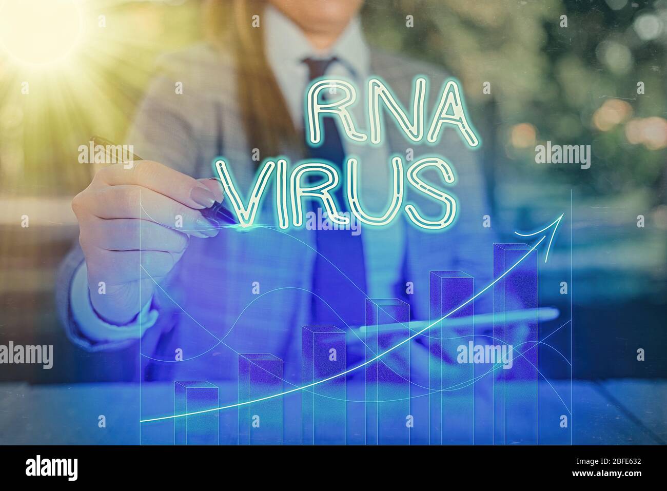 Word writing text Rna Virus. Business photo showcasing a virus genetic ...