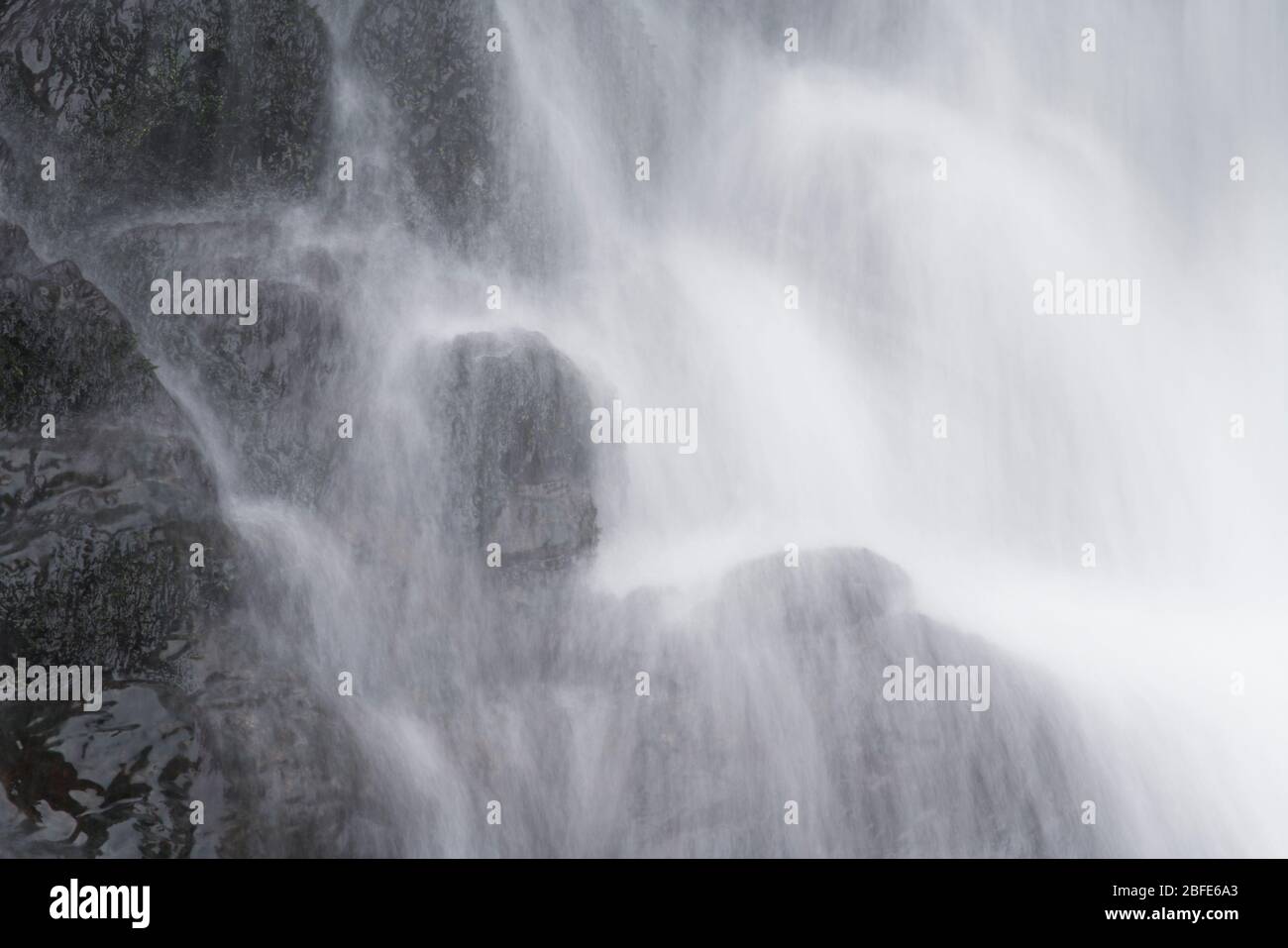 Lightspout Waterfall in Cardingmill Valley, Long Mynd, Shropshire, UK ...