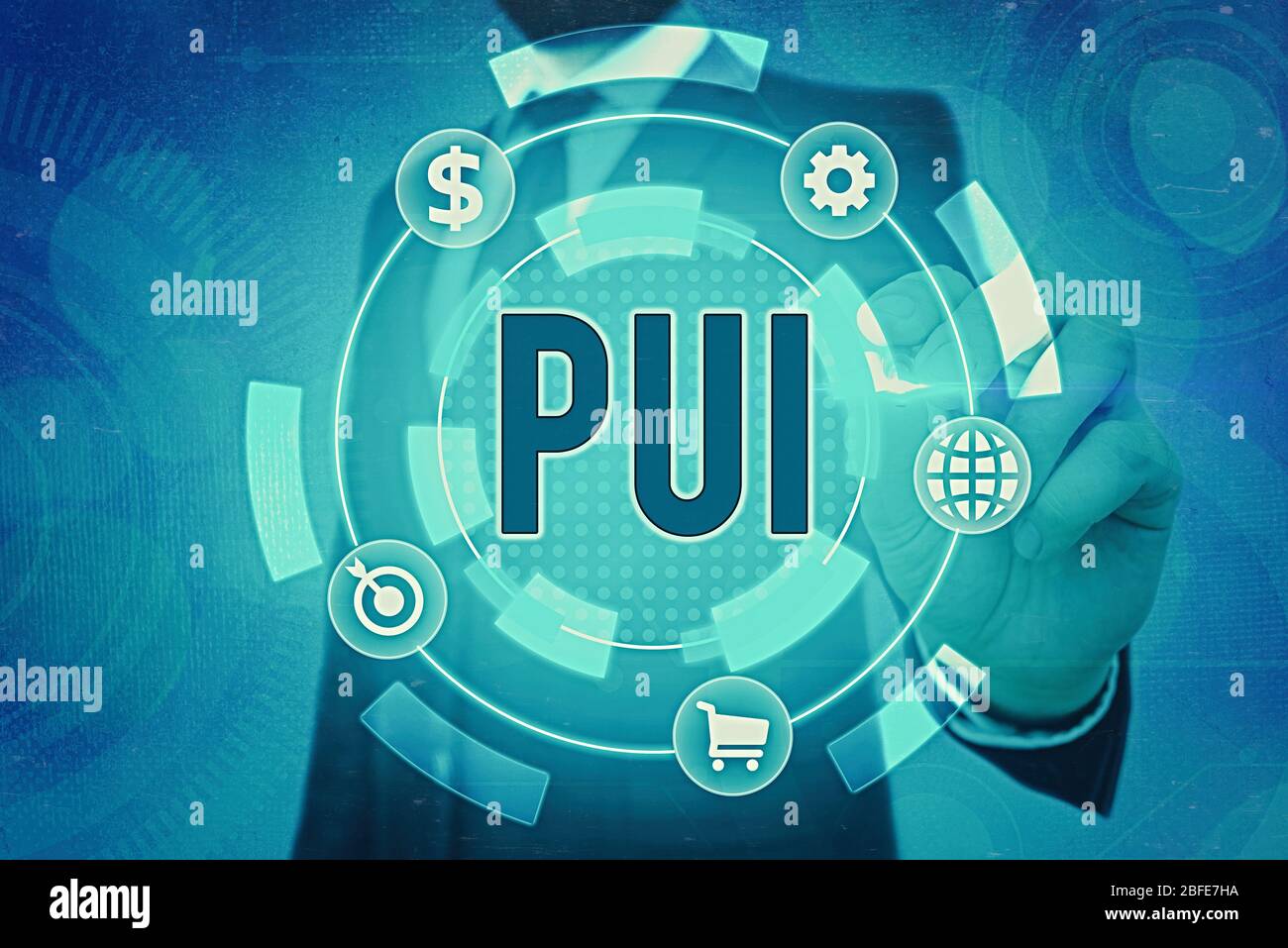 Writing note showing Pui. Business concept for An individual that has ...