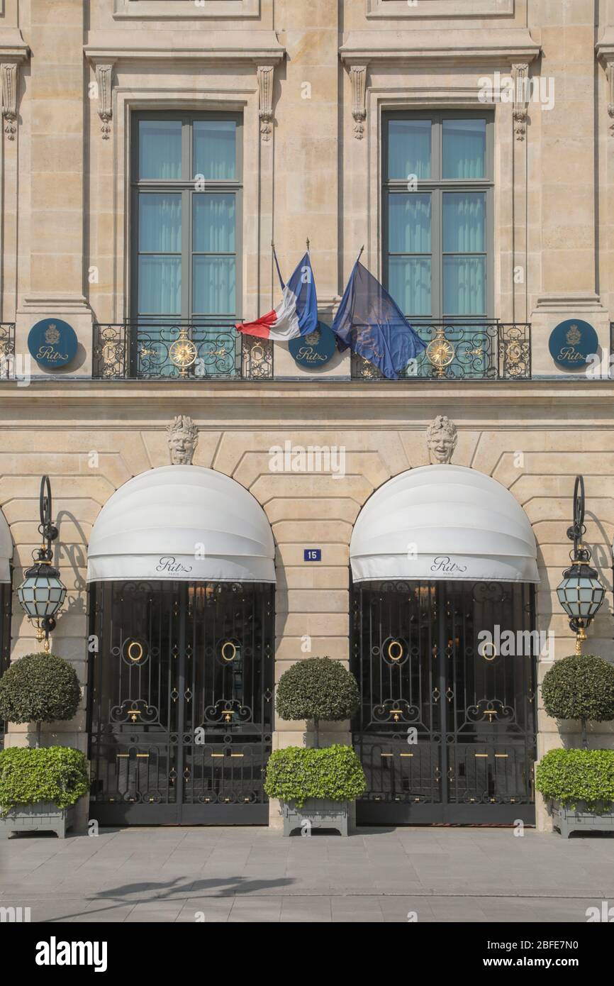 CORONAVIRUS: FAMOUS LUXURY HOTELS TEMPORARILY CLOSED IN PARIS Stock ...