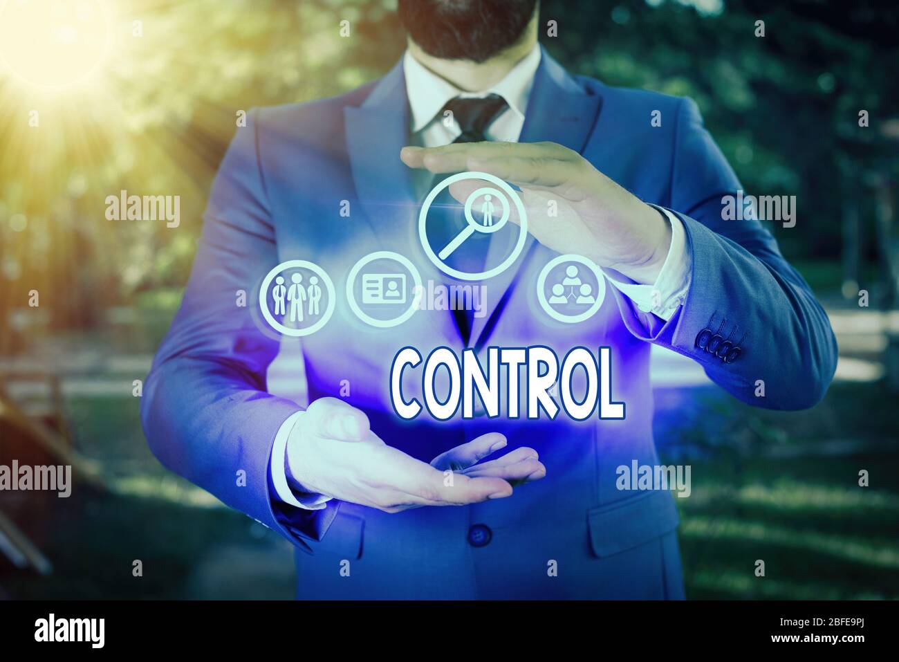 Handwriting text Control. Conceptual photo Power to influence direct ...