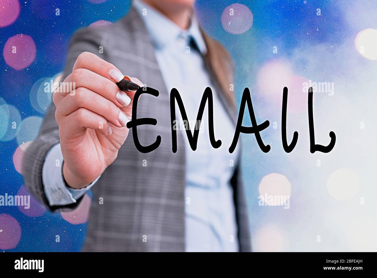 Word writing text Email. Business photo showcasing Sending a commercial ...