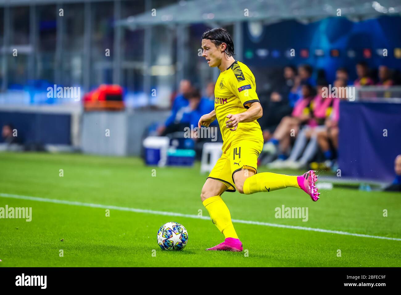 Nico Schulz of Borussia Dortmund during Champions League season 2019/20 ...