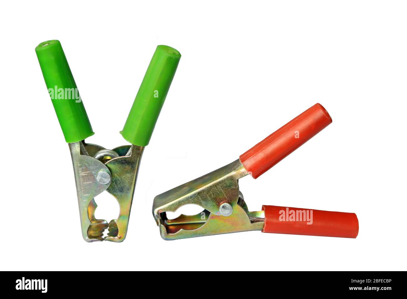 power cable clip on a white background, creative material images Stock ...