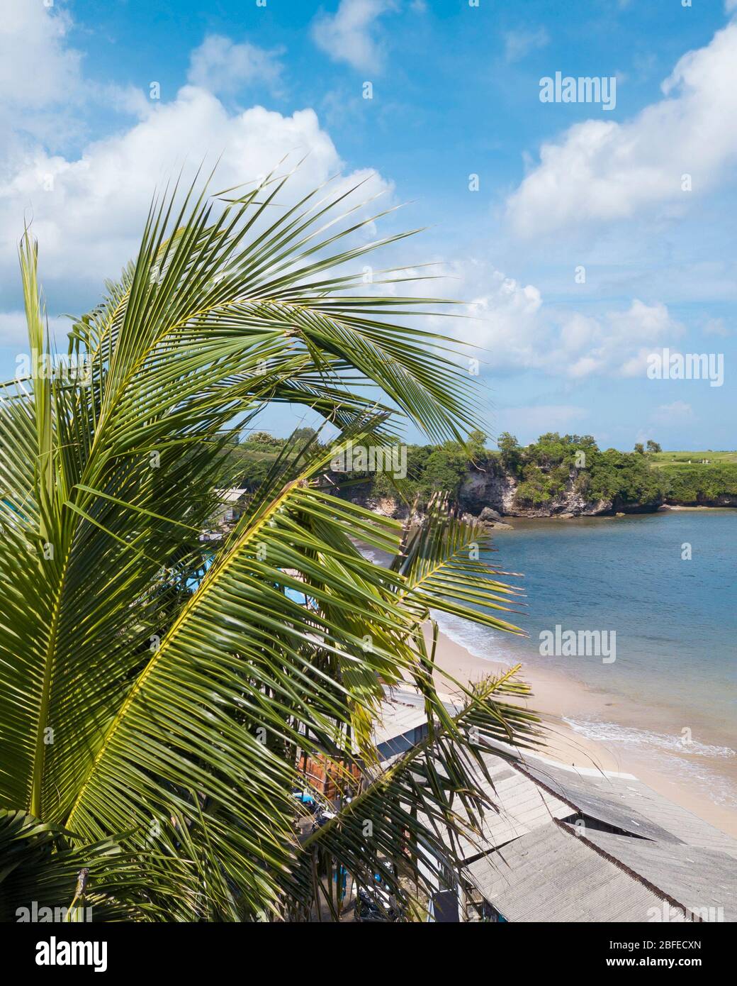 Aerial view of Balangan beach, Bali, Indonesia Stock Photo - Alamy
