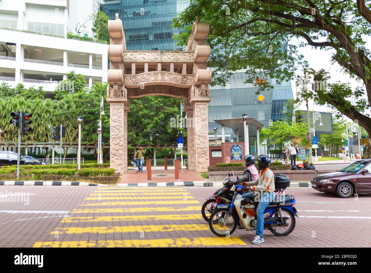 Cityscape of Kuala Lumpur. Beautiful modern developing city of Malaysia ...