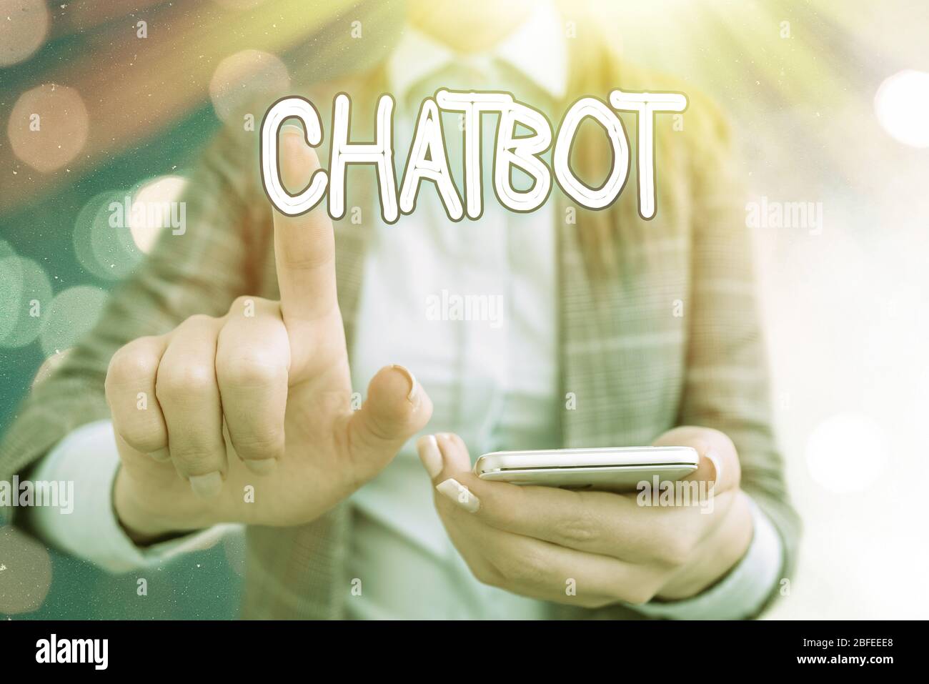 Handwriting Text Writing Chatbot Conceptual Photo A Kind Of Computer Program That Simulates