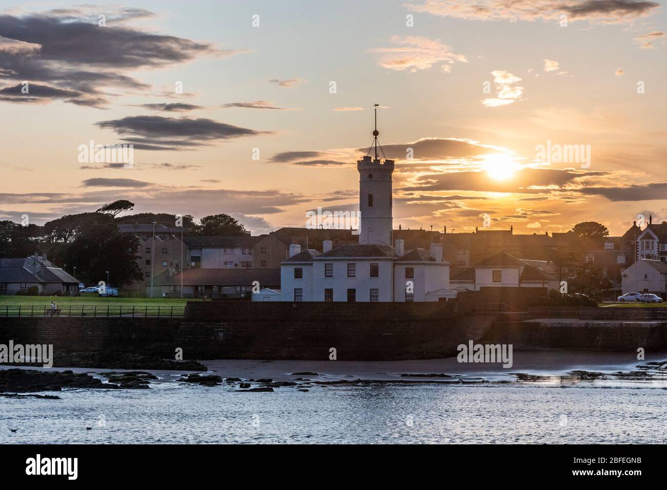 Signal Tower Museum Lighthouse, Arbroath Stock Photo - Alamy