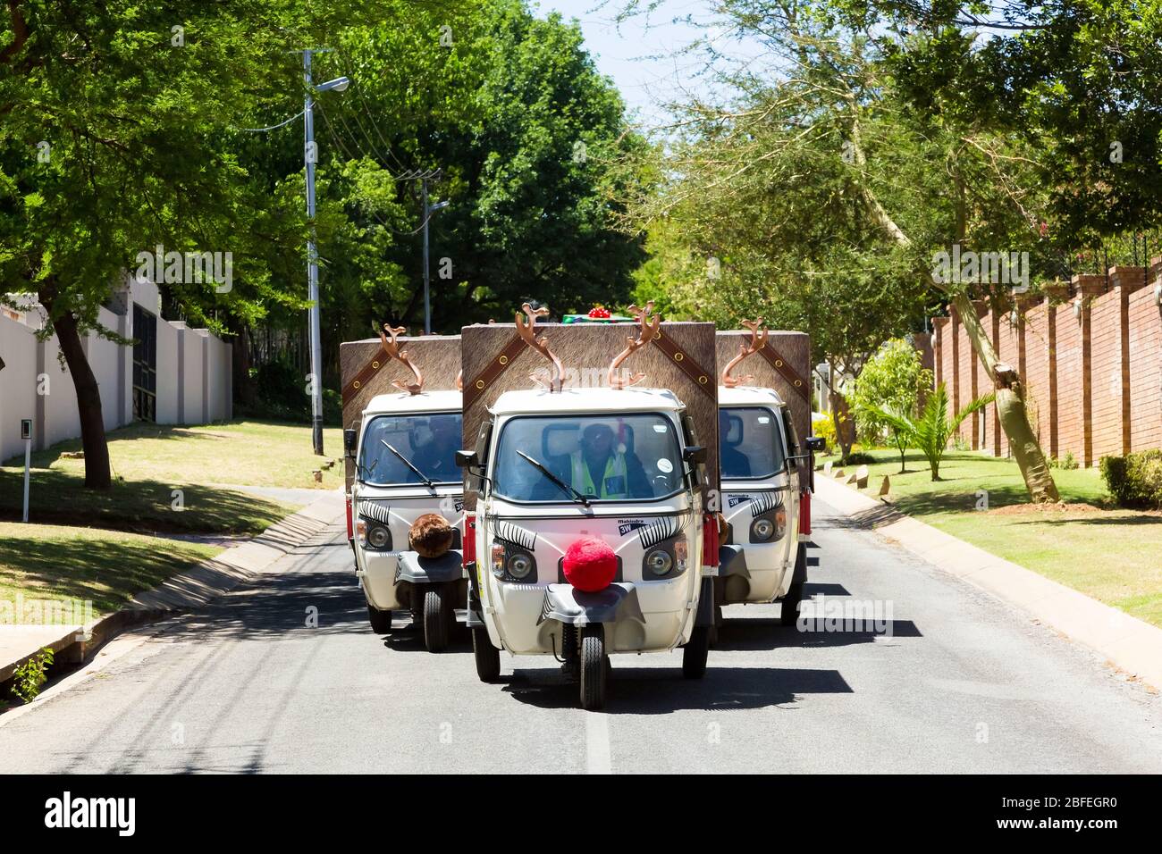 Johannesburg, South Africa - October 19, 2014: Small TukTuk Grocery ...