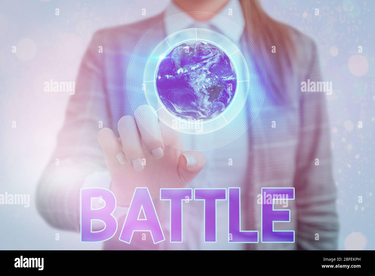 Handwriting text writing Battle. Conceptual photo violent fight between ...