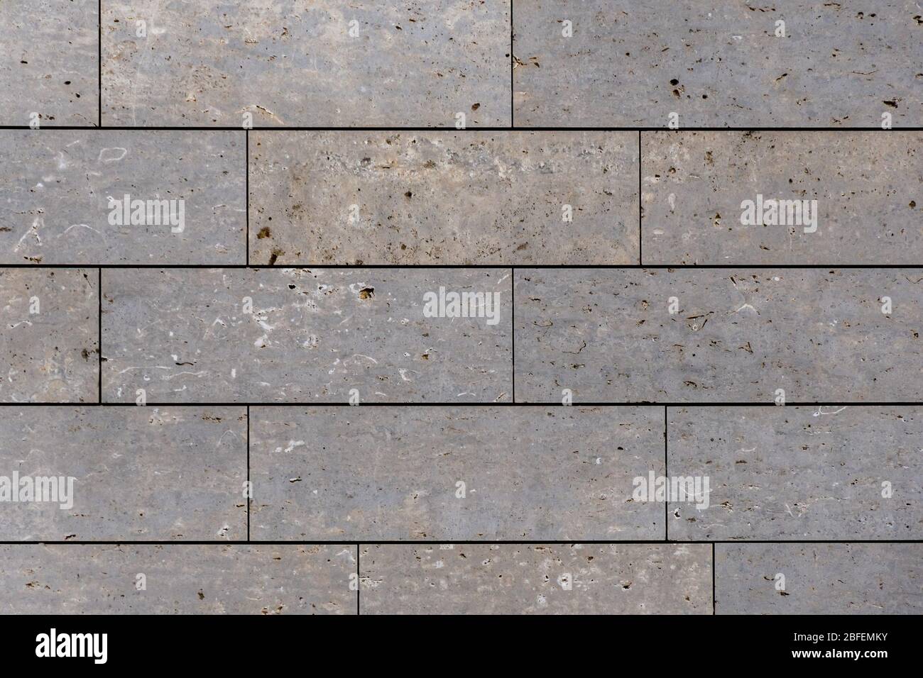 Modern stone facade texture of smooth natural stone plates on modern ...